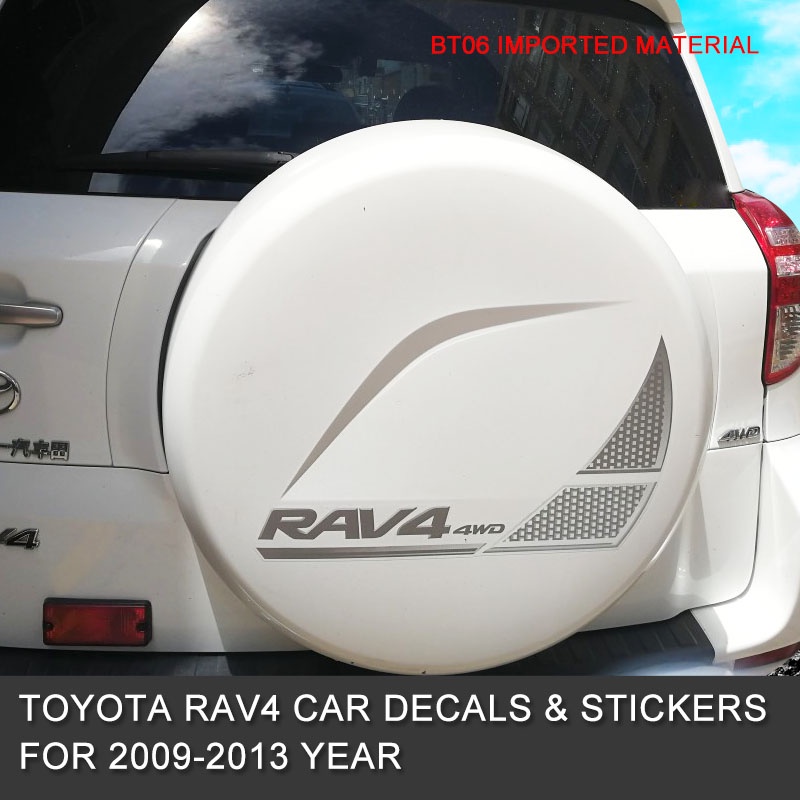 Fit for Old Toyota RAV4 stickers RAV4 spare tire stickers RAV4 back ...