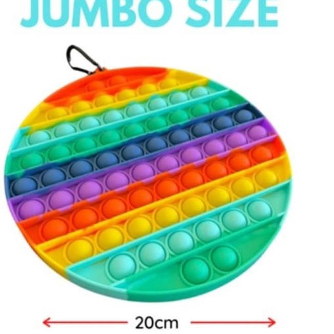 Latest dQ POP IT JUMBO 20cm UNICORN Large Size POPIT FIDGET TOY PUSH ...