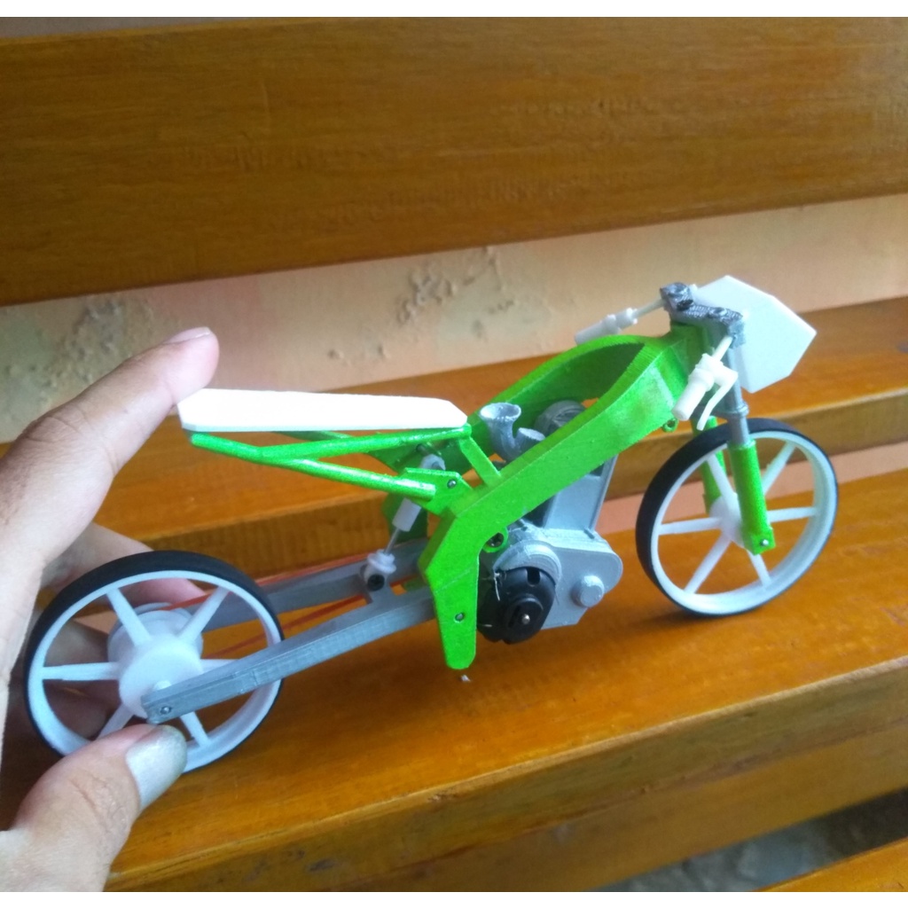 The miniature yamaha vixion/r15/xabre motorbike can run and can be ...