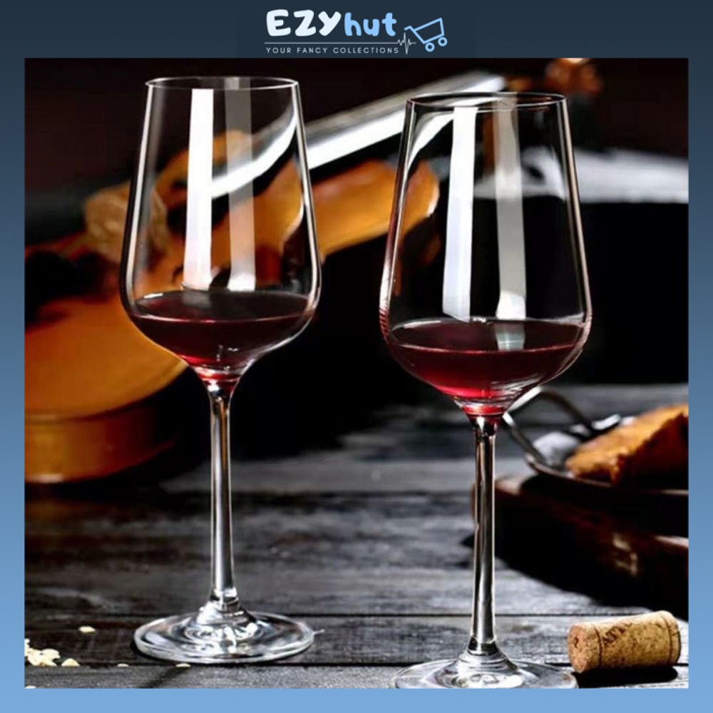 2pcs Wine Glass Set Crystal Red Wine Glass Cup Classic Clear Glass ...