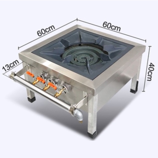 SINGLE BURNER DAPUR HIGH PRESSURE KWALI RANGE/猛火单圈炒炉 KUAT API 重型炉 ...