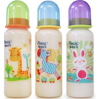 Pureen Basic Feeding Bottle [1pc 8oz Single Pack] Botol Susu Bayi 8oz ...