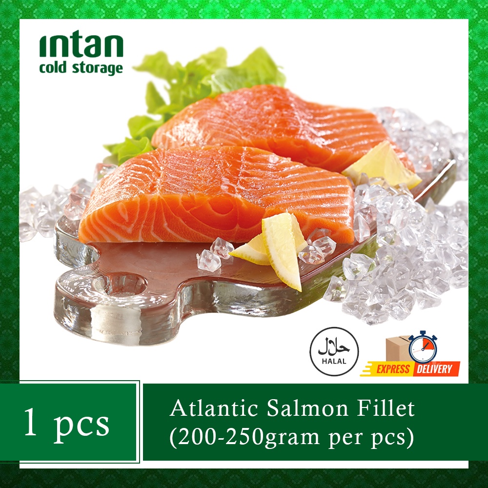 Premium Atlantic Frozen Salmon fillet ( 200-220 gram) | Shopee Malaysia
