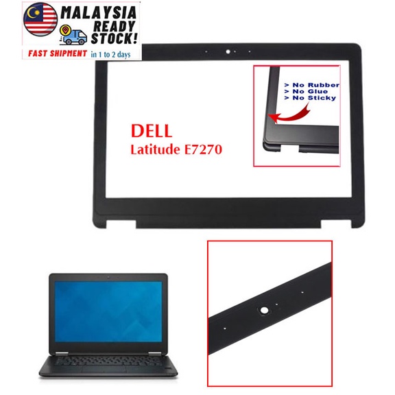 Dell Latitude 7270 E7270 LCD Screen Front Bezel Trim Cover Brand New ...