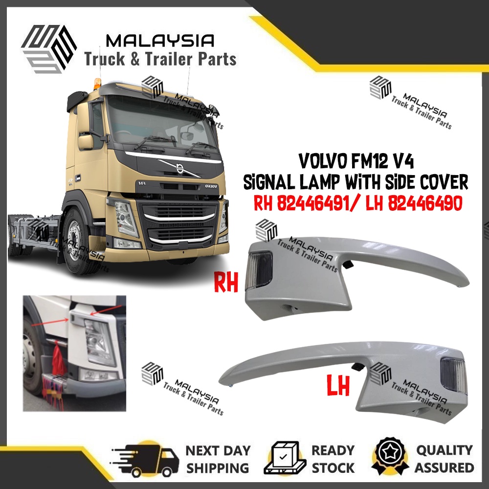 VOLVO FM V4 VERSION 4 LED SIGNAL LAMP SOCKET TYPE CORNER LAMP LAMPU ...