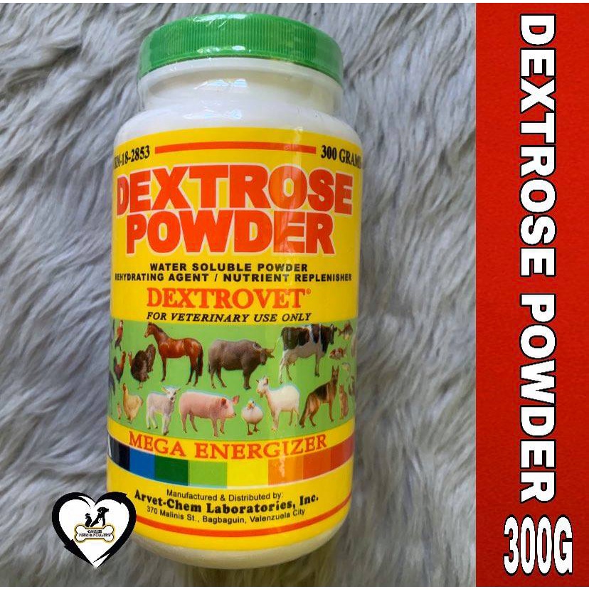 ARVET-CHEM Dextrose Powder for Dogs, Cats & Other Animals (300 Grams ...