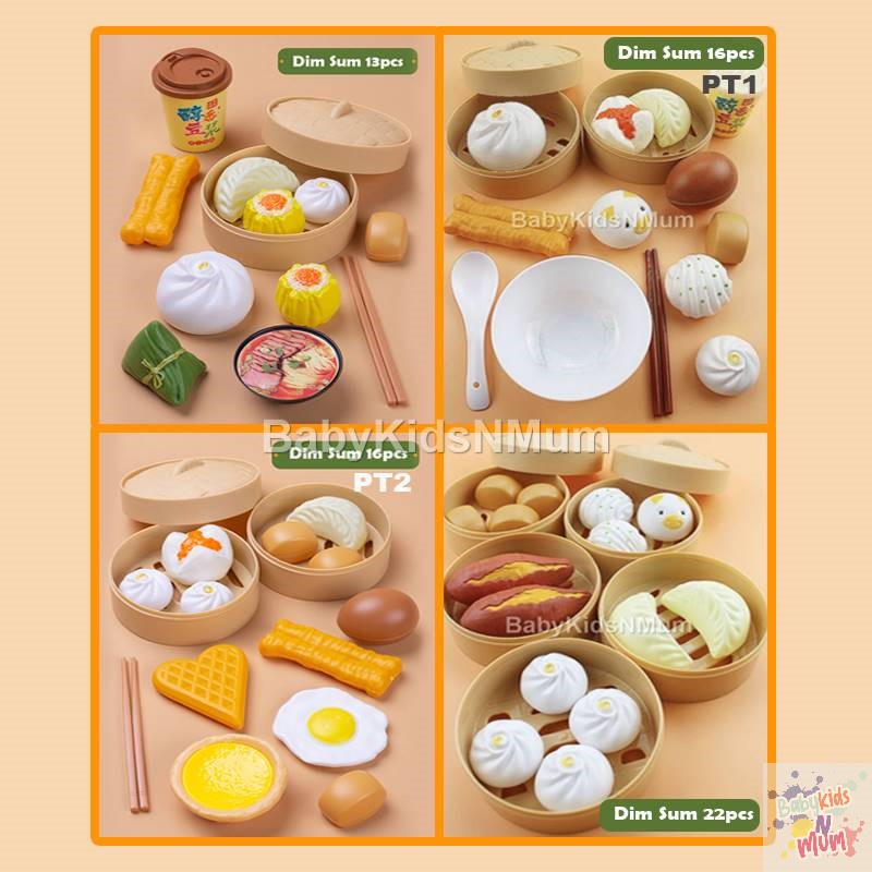 Pretend Play Food Toys Set Role Play Food Toy 22 16 13 Piece Deluxe Set ...