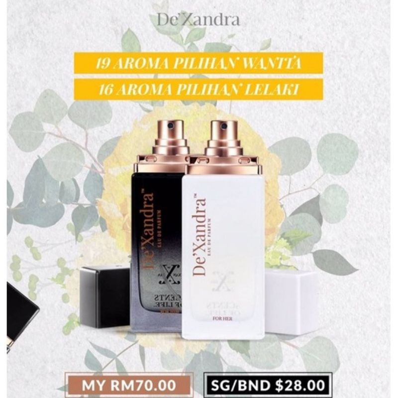 ORIGINAL DEXANDRA PERFUME FOR HIM | Shopee Malaysia