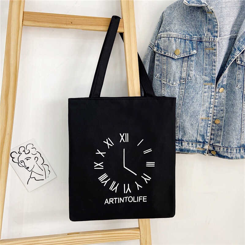 Student Tuition Bag Tote Bag With Zip Canvas Beg Tuisyen Galas Tepi ...