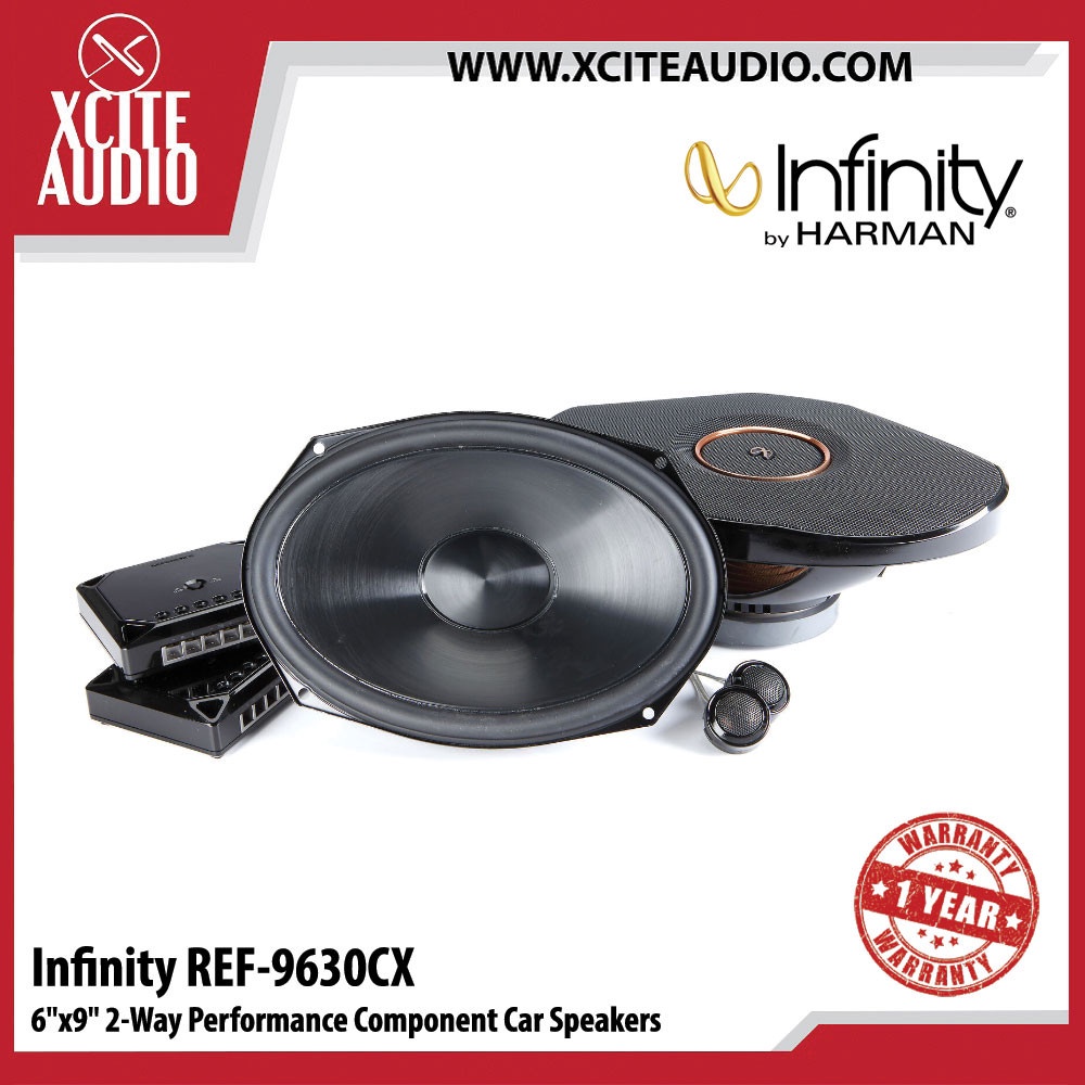 Infinity Reference REF-9630CX Reference Series 6"x9" Component Car ...