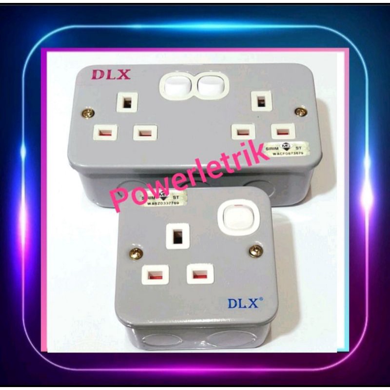 DLX / FOCUS/ RAPID-TECH SINGLE METAL CLAD 13A SWITCH SOCKET/2 X 13A ...
