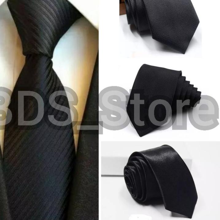 HITAM Aff209 Men's Tie With Stripe Pattern/Smooth Stripe/Smooth Spot ...
