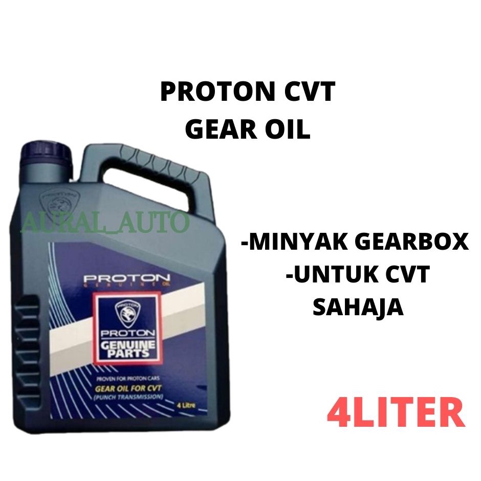 Proton CVT 4Liter Minyak Gear Box Auto Original Auto Transmission Fluid ...