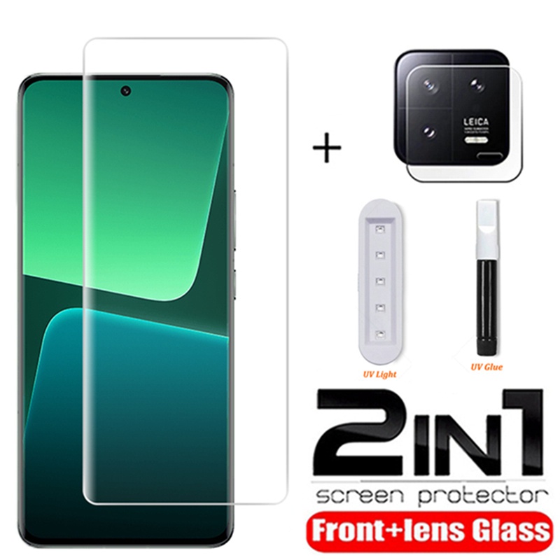 2in1 UV Screen Protector For Xiaomi Civi3 14 13 12 11 10 12S Pro Lite ...