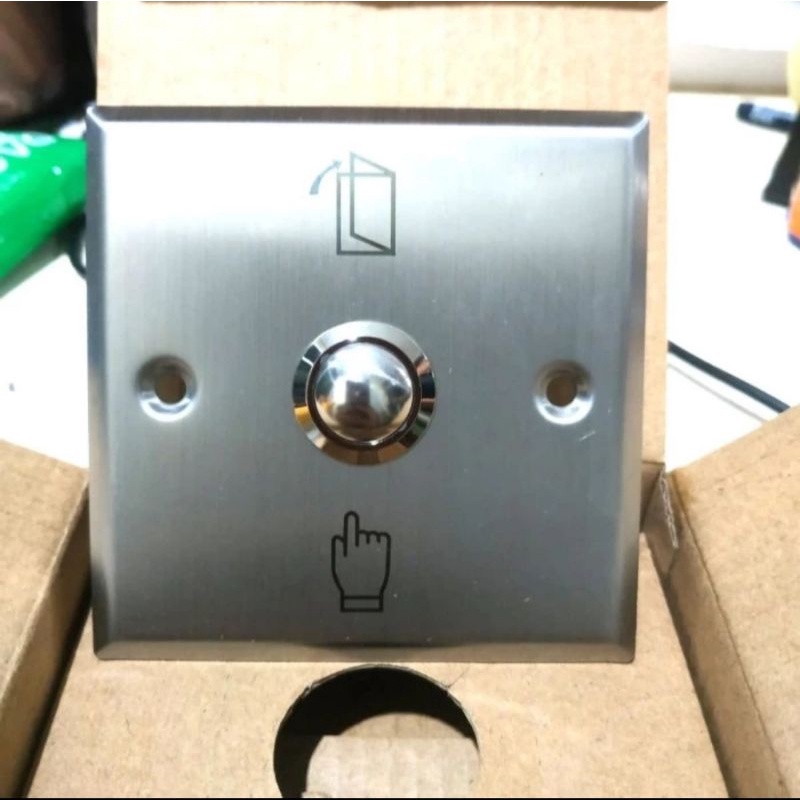 TOMBOL Big Stainless Exit Button | Push Button | Big Stainless Bell ...