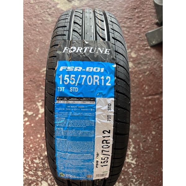 NEW TYRE FORTUNE 155 70 12 TAYAR KANCIL TAHUN BARU | Shopee Malaysia