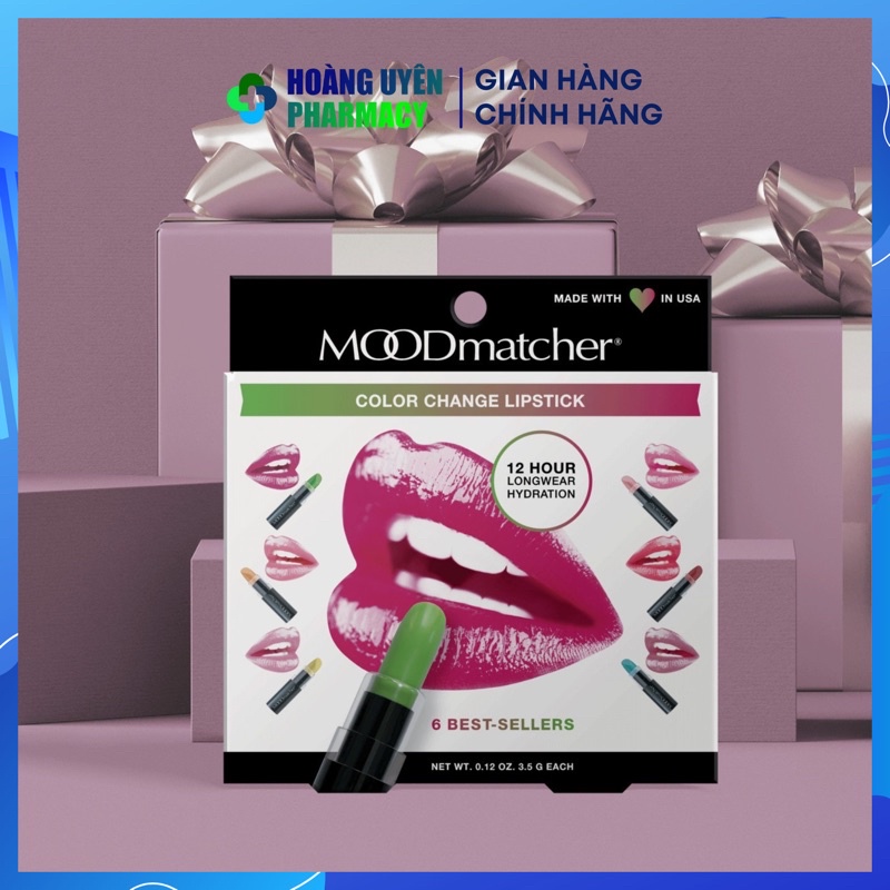 [Full Box Of 6 Colors] Mood Matcher Lipstick (Moodmatcher) 3.5g x6 ...