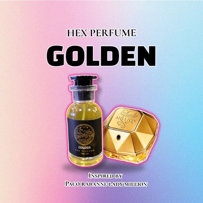 Hex Perfume Golden Inspired Perfume Premium Tahan Lama Bau 100% ...