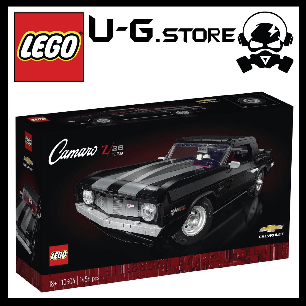 LEGO 10304 Icons Chevrolet Camaro Z28 Building Kit (1,458 Pieces ...