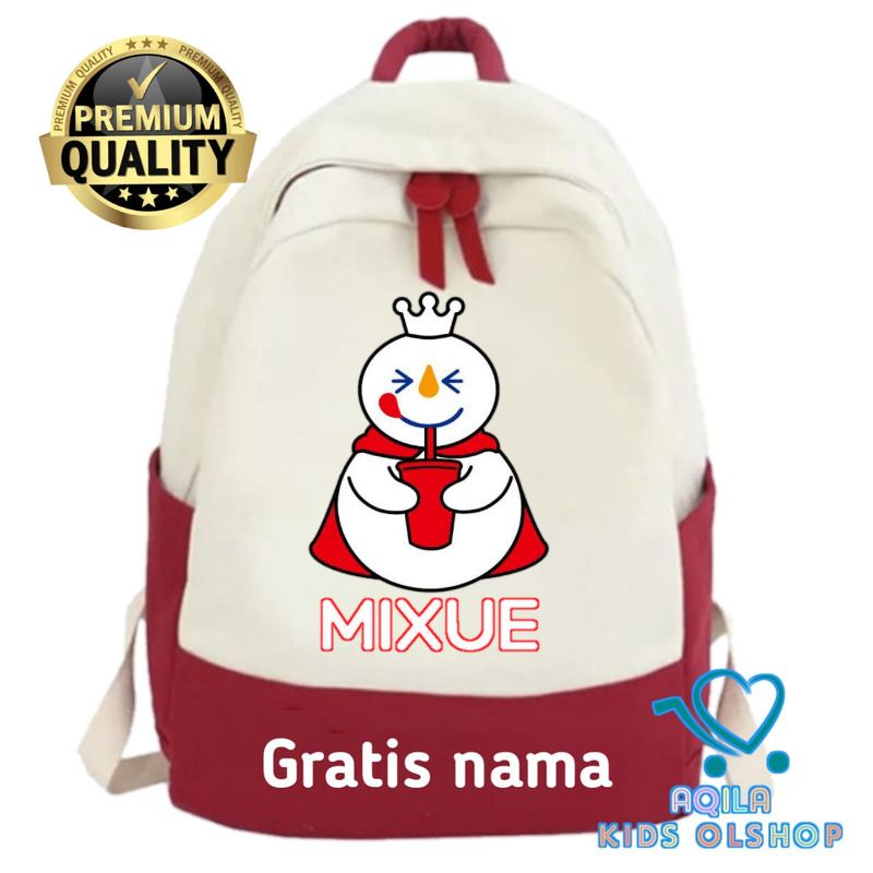 Mixue backpack mixue children's school bag | Shopee Malaysia