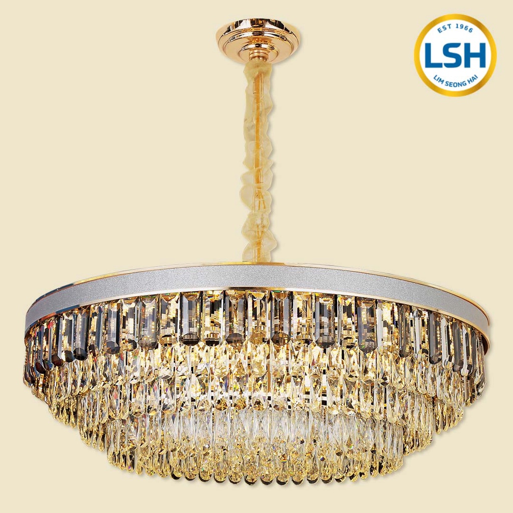 Luxury Stylish LED Gold Ceiling Light IM-C23685 | Shopee Malaysia