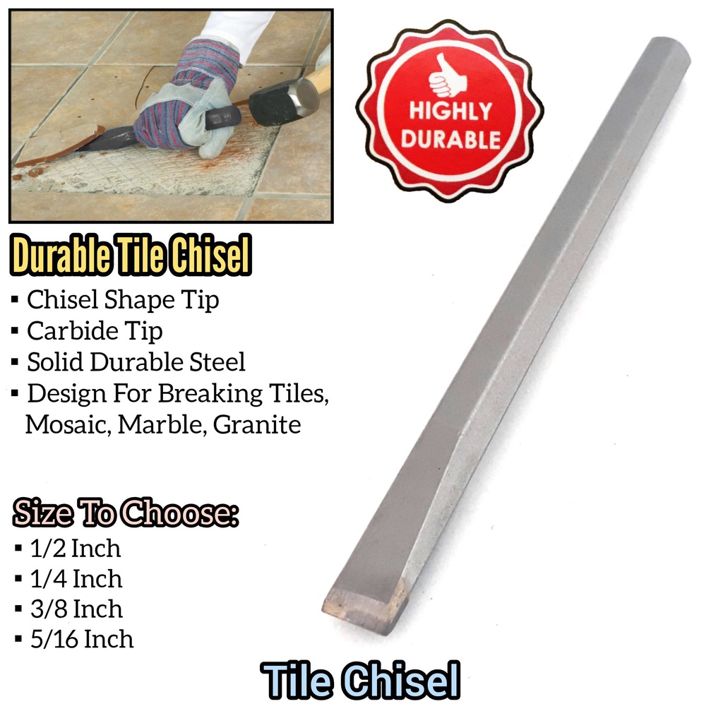 Hammer Tile Chisel For Mosaic, Marble, Tile, Granite For Breaking Wall ...