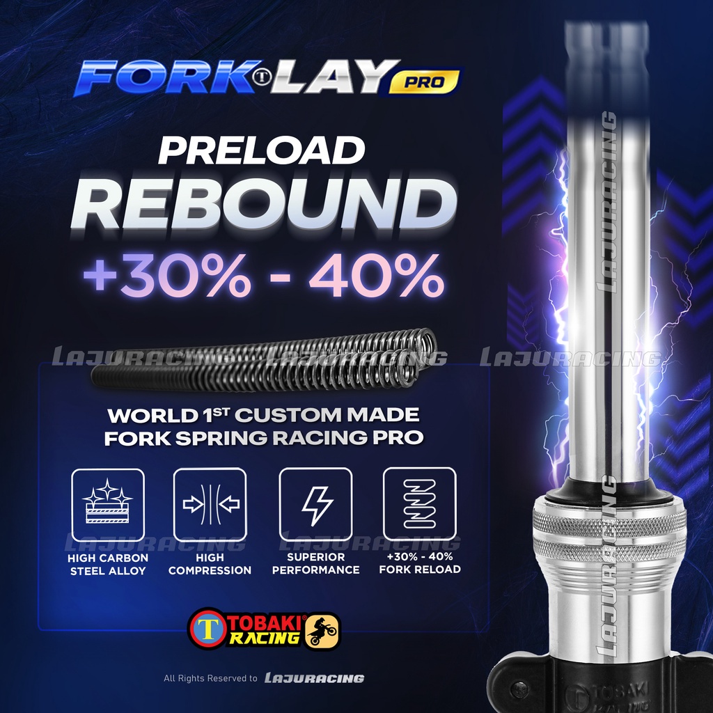 TOBAKI RACING Fork Lay PRO Y15ZR LC135 Y16ZR RSX150 ZX150 KR150 Y15 Y16 LC 4S V1 V2 V7 V8 5S ...
