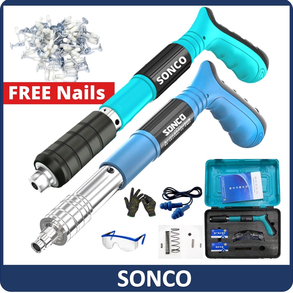 Manual Steel Nails Gun (Free 30 Nails) Concrete Rivet Tool Steel Rivet ... Manual Steel Nails Gun (Free 30 Nails) Concrete Rivet Tool Steel Rivet ...