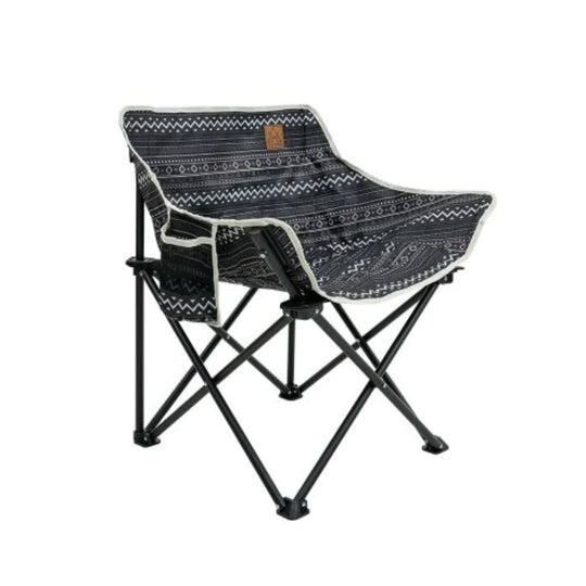 KZM New Hug Chair Black - Outdoor Camping Foldable and Portable Chair ...