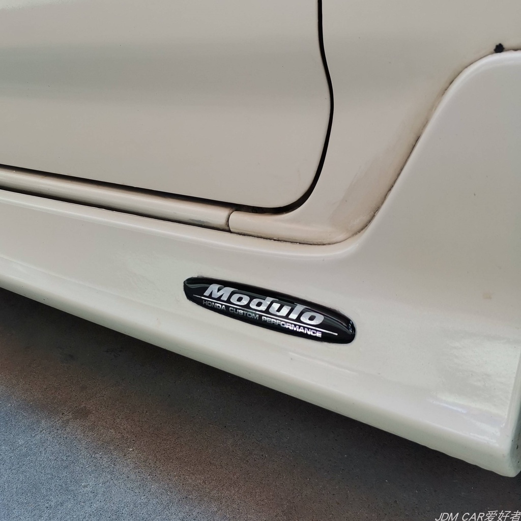 24 Hours Shipping Car Stickers logo Honda modulo Crystal Side Skirt ...