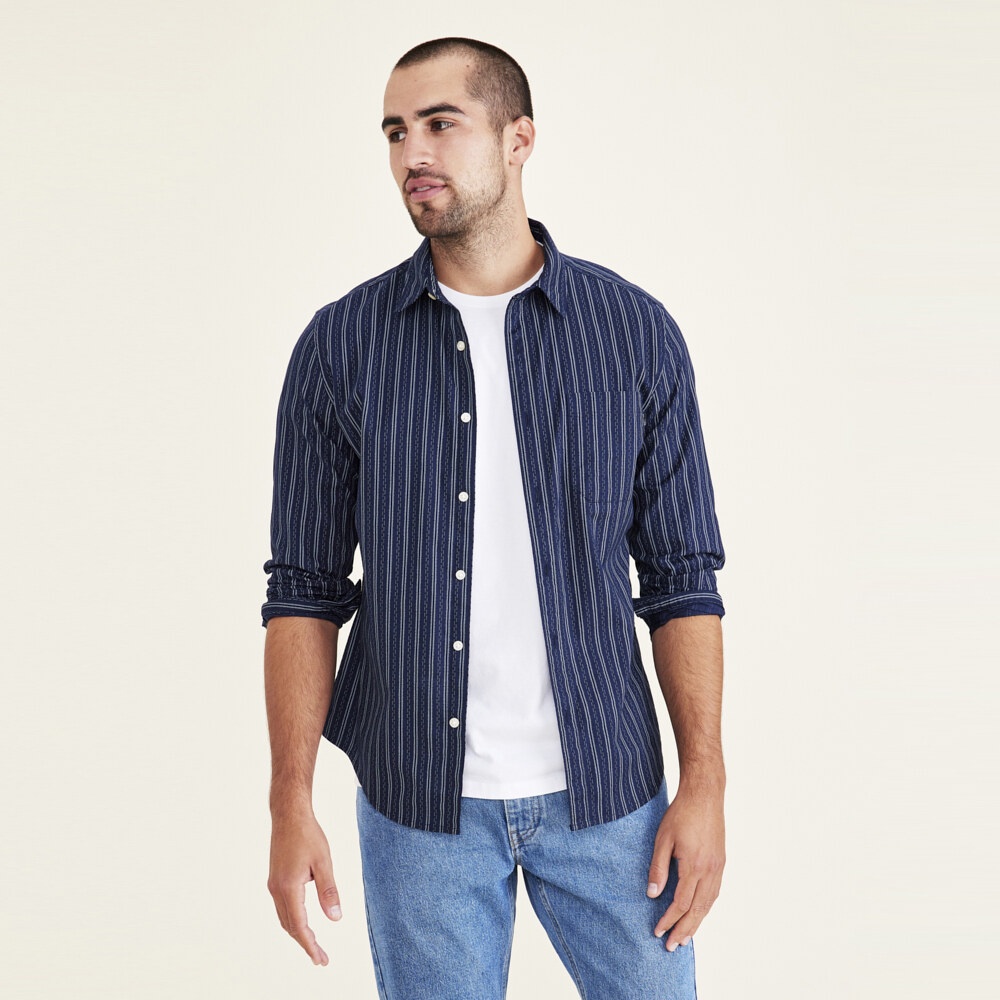 Dockers® Men's Button-Up Slim Fit Shirt A4253-0007 | Shopee Malaysia