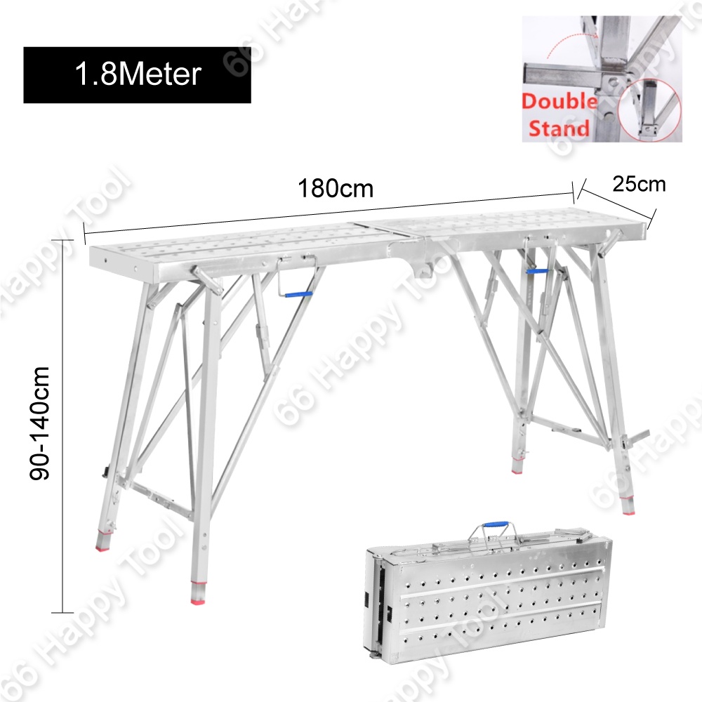Folding Bench Telescopic Lifting Horse Stool Renovation Foldable ...
