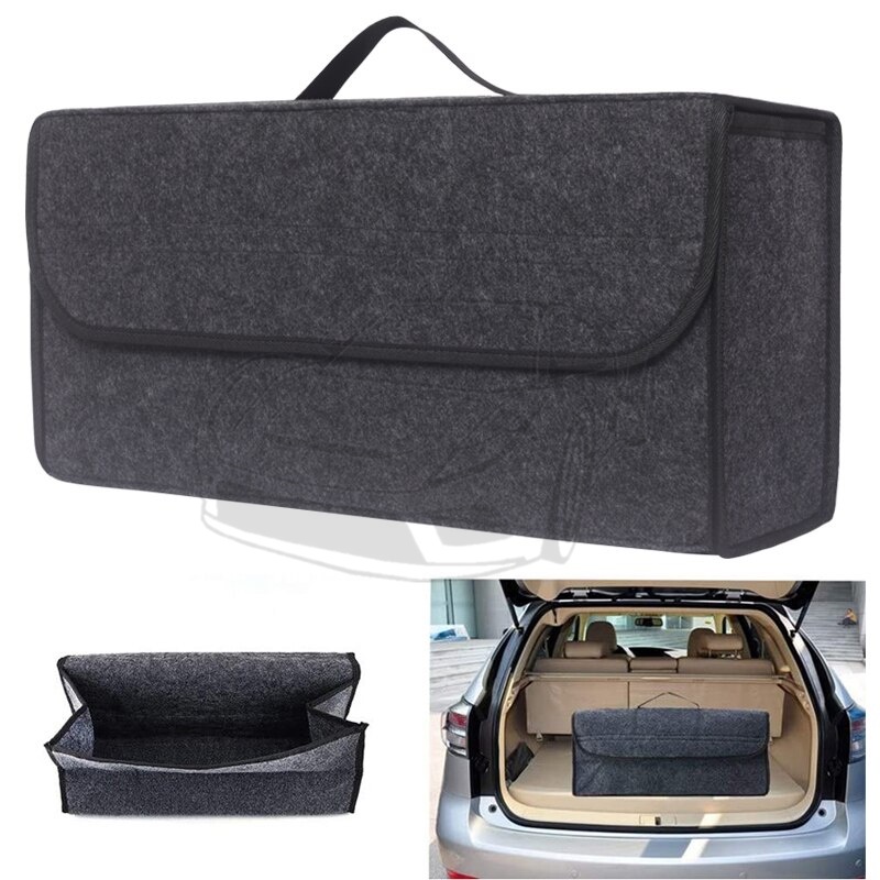 【Ready Stock】Car Boot Organizer Storage Bag Car Trunk Foldable Storage ...
