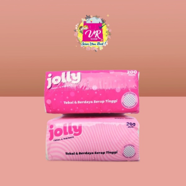 Jolly tissue - tissue 200 Sheets 2 Ply facial tissue | Shopee Malaysia