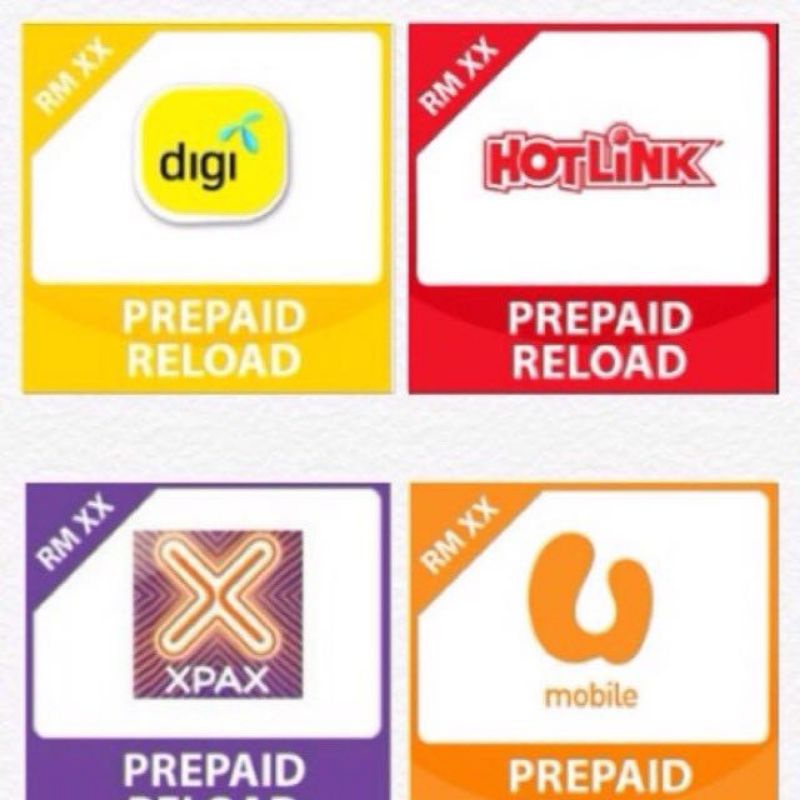 PREPAID RELOAD DIGI / MAXIS / CELCON / UMOBILE | Shopee Malaysia