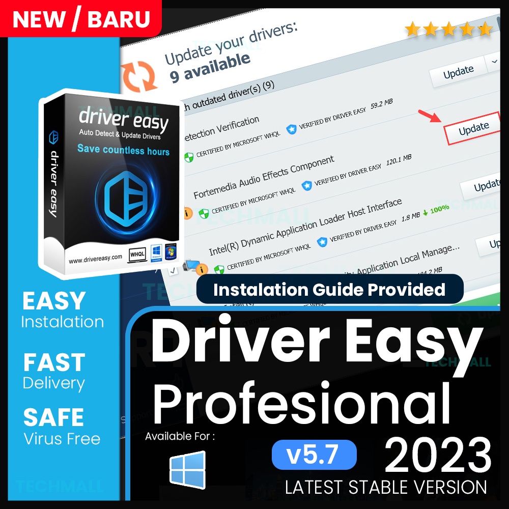 Driver Easy Pro 2022 Latest Version 5.7 Lifetime for Windows | Shopee ...