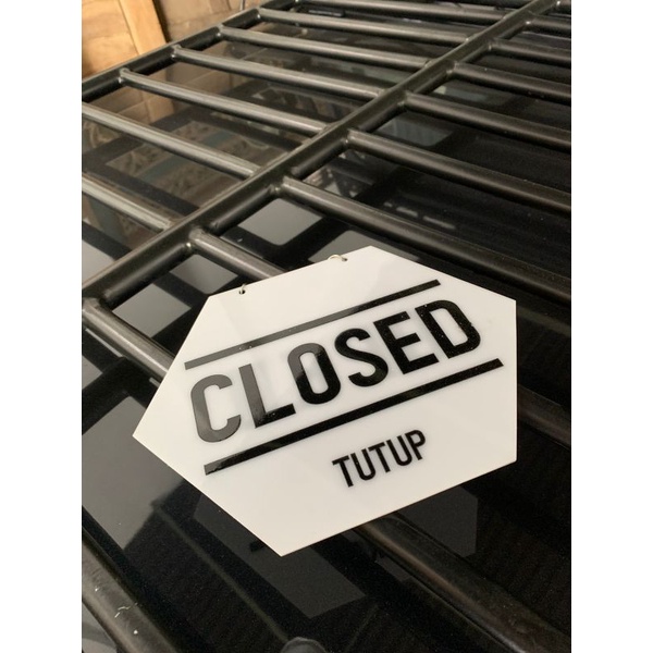 Open closed sign board / open closed acrylic sign board / acrylic ...