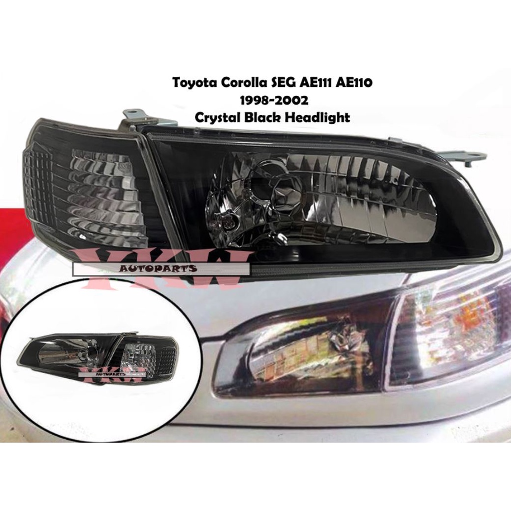 Toyota Corolla SEG AE111 AE110 EE111 EE110 1998-2002 Black Crystal ...