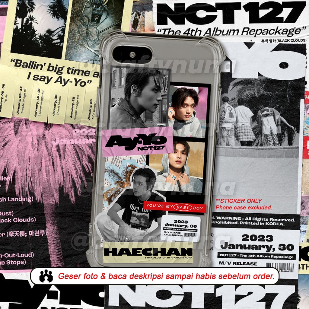 NCT 127 AY-YO AESTHETIC DECO STICKER SET AESTHETIC diy kpop dream ...