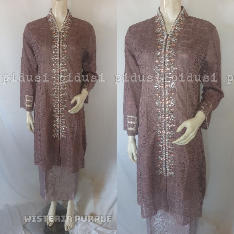 Crystal Sequin Brocade kebaya set/Tunic Brocade kebaya/modern Brocade ...