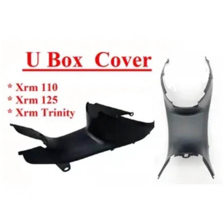 Motorcycle U Box Cover - Xrm 110 / Xrm 125 / Xrm Trinity (Black ...