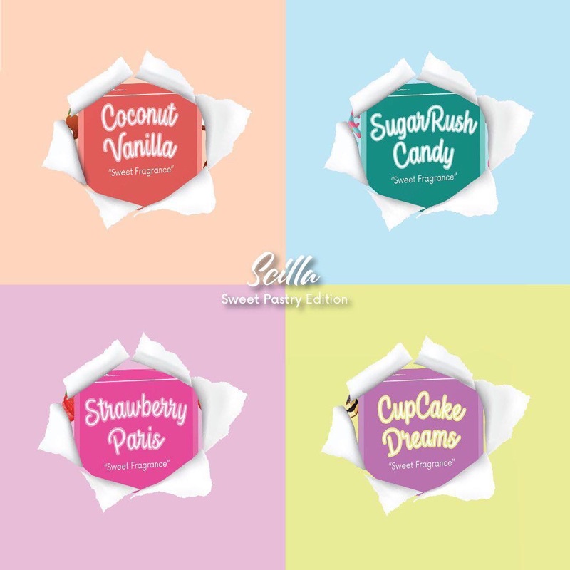 Sweet Pastry Edition Scilla Perfume 100% Pati EDP Perfume Murah 100% ...