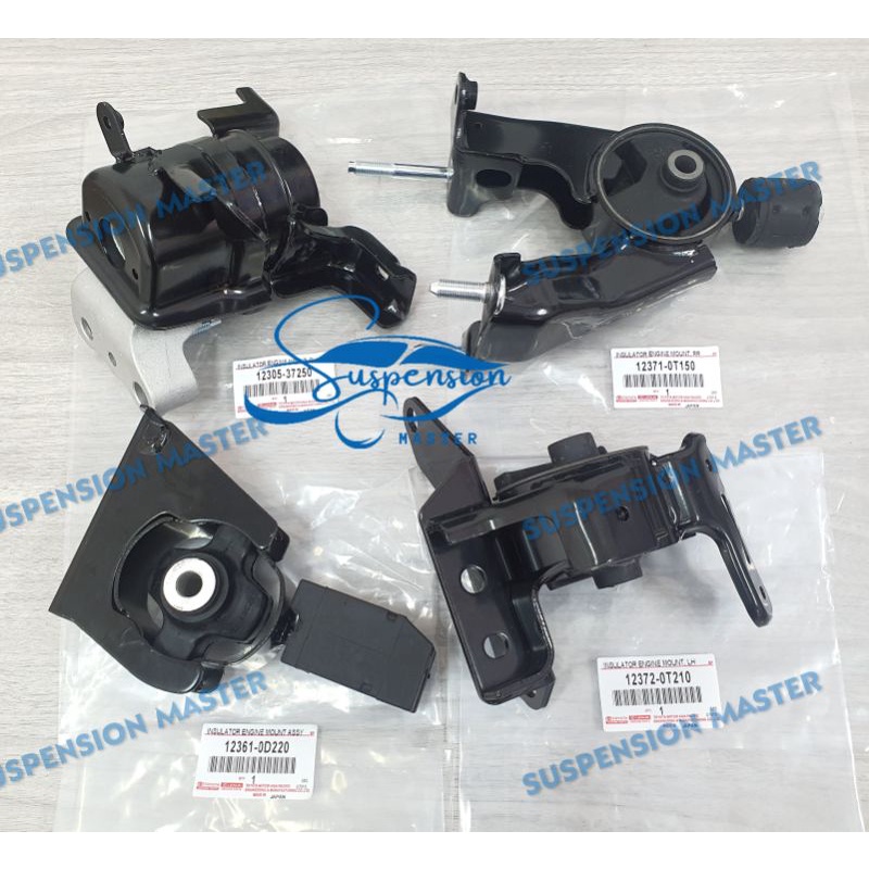 4 IN 1 SET - ENGINE MOUNTING KIT -TOYOTA ALTIS 2010 ZRE142 1.8L ...