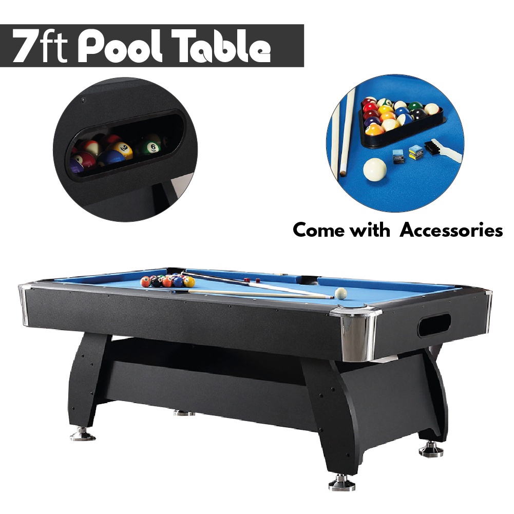 Pool Table 7ft Meja Pool billiard American table Snooker set pool meja ...