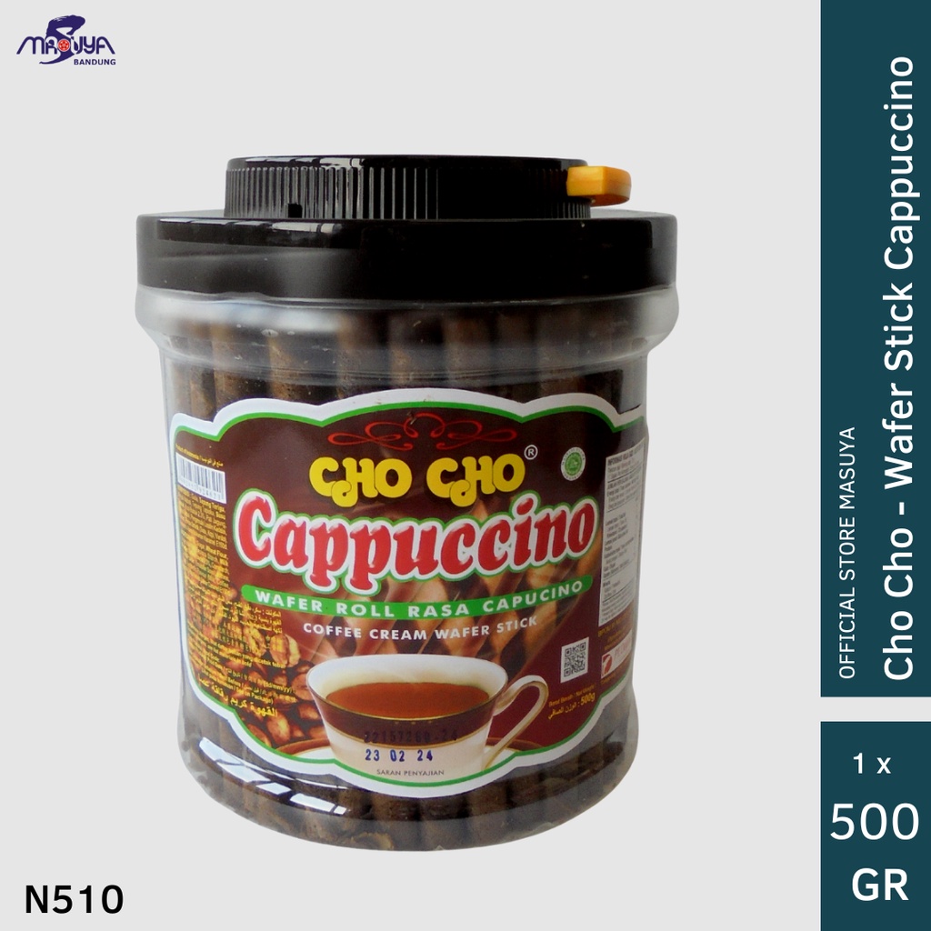 Cho Cho Cho Wafer Stick Cappucino Jar 500g | Shopee Malaysia