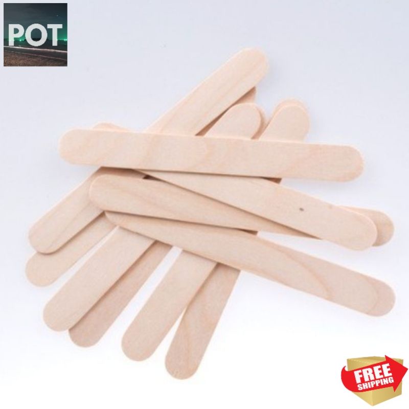 1 Set 10pcs Wooden Wood Stick Kayu Tongkat Serbaguna Menghilangkan ...