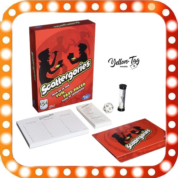 Scattergories Classic Boardgames Family game Party Game Scattergories ...