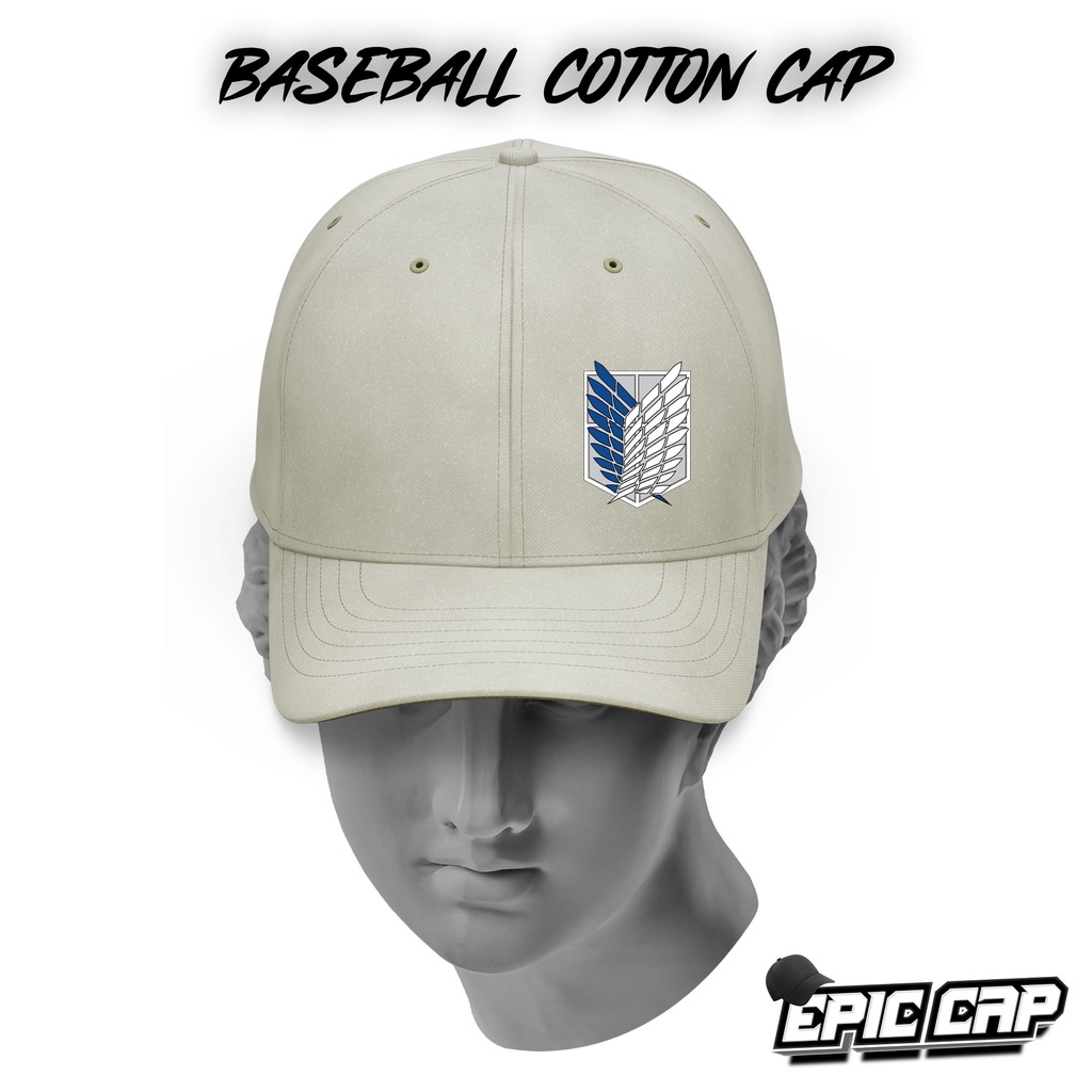 AOT Survey Corp Badge Emblem Attack On Titan Anime Design Print Cotton ...