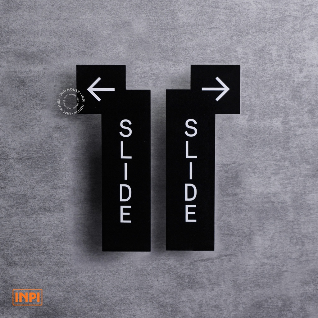 Door Sign Acrylic Slide Sliding Door Marker - INPI House | Shopee Malaysia