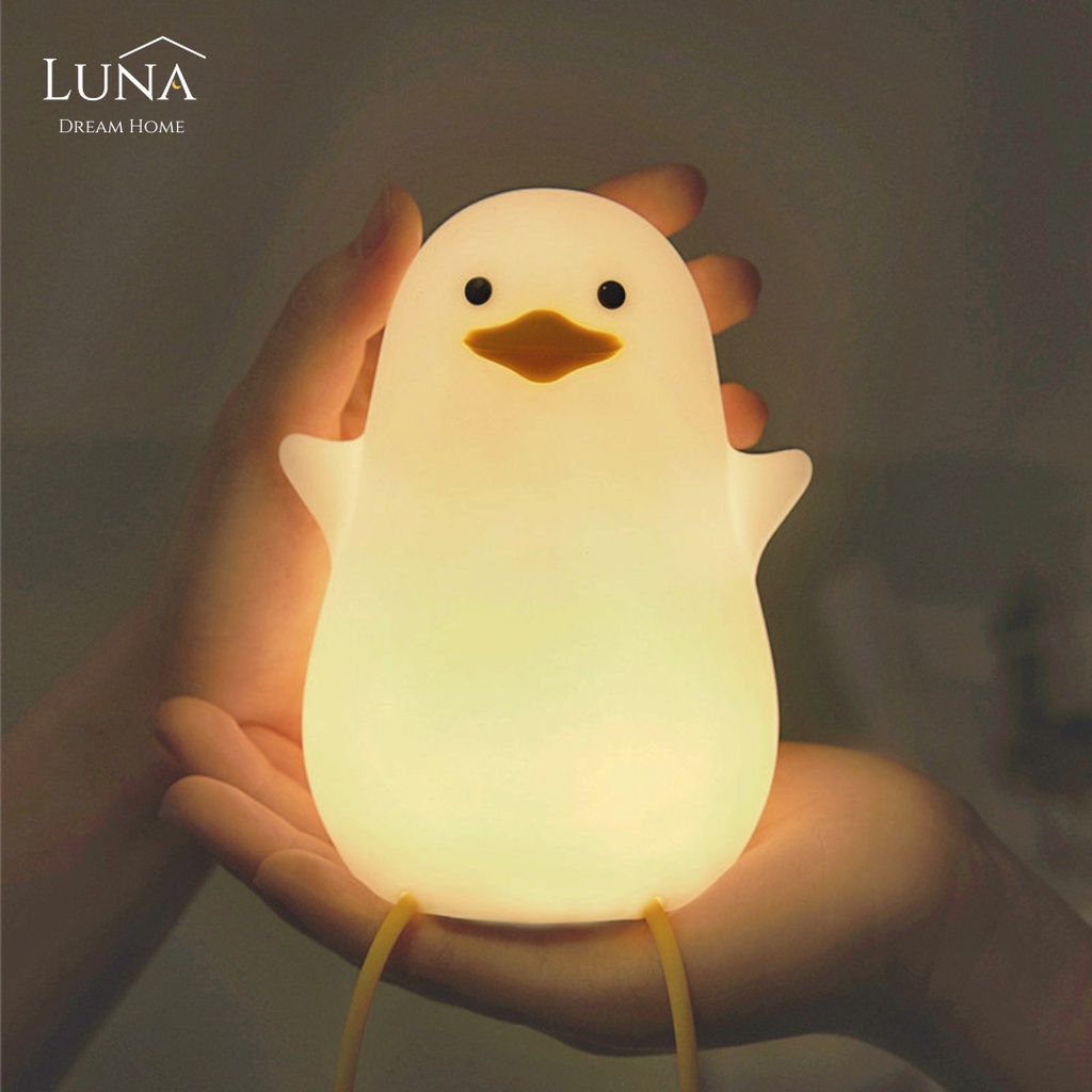 LUNA [Sitting Duck Sleeping Light] 2 in 1 Ins LED Night Light Phone ...